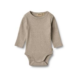 Wheat Romper/Bodysuit 'Spencer' boy size 86 Greige