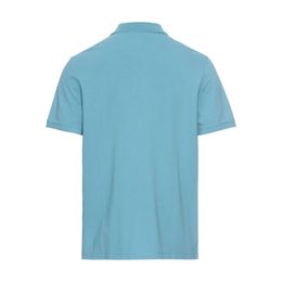 Camel Active Herren Poloshirtsteel blau, Gr. XL, unifarben, Piqu&eacute;, Obermaterial: 100% Baumwolle, Shirts, normale Passform, Polokragen, 2-Knopf-Form,