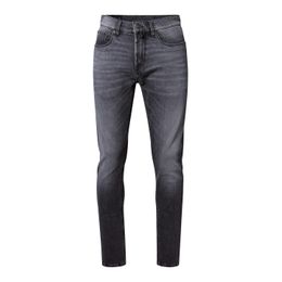 Pierre Cardin Herren Tapered-fit-Jeans "Lyon", grau, Gr. 36, meliert, Obermaterial: 99% Baumwolle CO. 1% Elasthan EL., Jeans, mit schmaler Passform