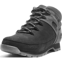 Timberland Herren Schn&uuml;rboots "EURO SPRINT - MID LACE BOOT", Gr. 47,5, schwarz, Leder, Schuhe, Winterstiefel, Schn&uuml;rstiefel, Winterschuhe