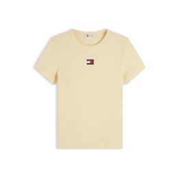 Tommy Jeans T-Shirt Damen Gr&ouml;&szlig;e S hellgelb