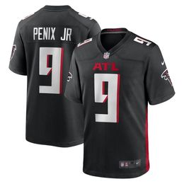 Nike Herren Footballtrikot "Nike Trikot Atlanta Falcons NFL Home Game Jersey Penix Jr 9", schwarz, Gr. M, 100% Polyester, Trikots