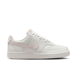 Nike Sportswear Damen Sneaker "Court Vision Low SE", Gr. 43summit wei&szlig;, silt rot, Synthetik, Schuhe, Design auf den Spuren des Air Force 1