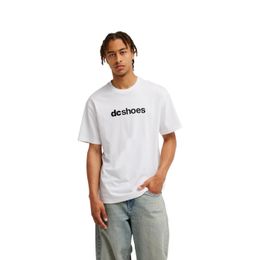 DC Shoes Herren T-Shirt "DC Lower Case", wei&szlig;, Gr. M, Obermaterial: 75% Baumwolle, 25% Baumwolle., Shirts