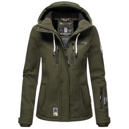 Marikoo Damen Softshelljacke "Kleine Zicke", gr&uuml;n, Gr. S, Obermaterial: 98% Polyester, 2% Elasthan, Innenseite: 100% Polyester, Jacken, sportliche