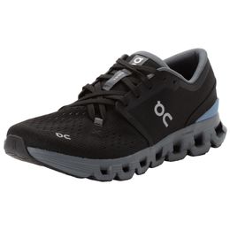 On RUNNING Herren Sneaker "Cloud X 4", Gr. 44,5, schwarz, Synthetik, Schuhe