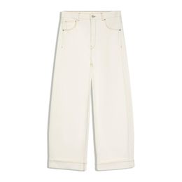 Bershka Jeans Damen Gr&ouml;&szlig;e 25/26 ecru