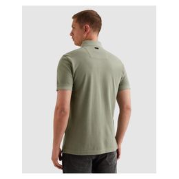 PME-Legend PME LEGEND Herren Poloshirt "Short sleeve polo pique garment dyed", gr&uuml;n, Gr. XXXL, bestickt, Jersey, Obermaterial: 100% Baumwolle, Shirts, mit Logo