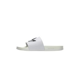 ADIDAS ORIGINALS Mules 'ADILETTE' female size 44.5 Black / White