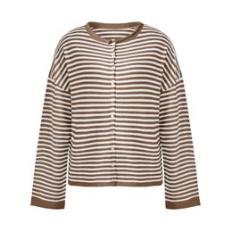 Imily Bela Knit Cardigan female size XXL Brown / White