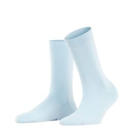 Falke Damen Socken "Family", Gr. 39, blau, Obermaterial: 92% Baumwolle CO. 7% Polyamid PA. 1% Elasthan EL., Socken