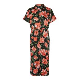 Vero Moda Kleid 'VMLILLIAN' Damen Gr&ouml;&szlig;e 34 dunkelgr&uuml;n / ros&eacute; / melone / schwarz Sommerkleid