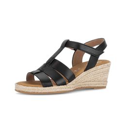 Gabor Damen Keilsandalette "Keilsandalette", Gr. 40, schwarz, Schuhe