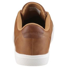 Jack & Jones JACK & JONES Herren Sneaker "JFWBOSLEY", Gr. 42, braun, Lederimitat, Schuhe, mit heller Laufsohle