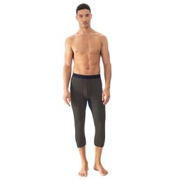 Mey Herren Lange Unterhose "Prfrmnc+", Gr. S, grau, Obermaterial: 48% Schurwolle, 48% Polyester, 4% Elasthan, Unterhosen, 3/4-lang, flache N&auml;hte,