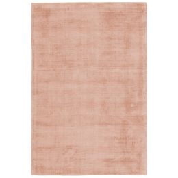 Teppich Kayoom, B:200cm H:12mm L:290cm, rosa, Viskose, Wohnzimmer, Teppiche, "My Raaja 230", Kurzflor, Viskose, leichter Glanz, Wohnzimmer