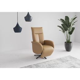 Sit & More TV-Sessel SIT & MORE, B:75cm H:110cm T:82cm, beige, Sessel, "Juma, inkl. Drehfunktion & Kopfteilverstellung", H&ouml;he Armlehne 64 cm, wahlweise mit