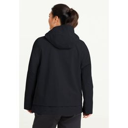 Jack Wolfskin Damen Funktionsjacke "NABUR 2L JKT W"schwarz navy, Gr. XL, unifarben, Web, Obermaterial: 100% Polyamid. Futter: 100% Polyester, Jacken,