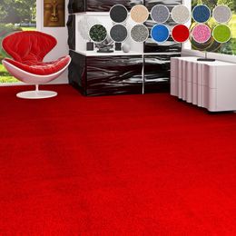 OTTO HOME Teppichboden "Zephyra, Schlinge, Gesamth&ouml;he 8 mm, Made in Netherlands", B : 400cm 1 Stk., L: 575cm, rot, Schlafzimmer, Teppiche, Uni