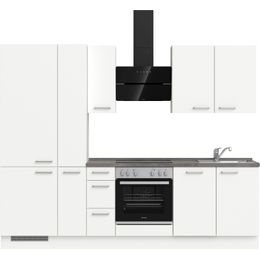K&uuml;chenzeile Nobilia, B:270,3cm H:216,6cm T:60cm, wei&szlig;, Komplettk&uuml;chen-Sets, ""Touch II", NEU: individuell anpassbar mit gratis Profi-Beratung",