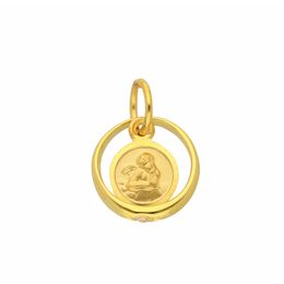 Adelia&acute;s ADELIA ́S Damen Kettenanh&auml;nger "Anh&auml;nger Armor 333 Gold ( 8K ) mit Zirkonia", mit Zirkonia, Gold, gold, Gold, Schmuckanh&auml;nger, Goldanh&auml;nger Armor