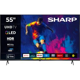 Sharp QLED-Fernseher "4T-C55HMx", 55 &prime;&prime;, schwarz, Fernseher