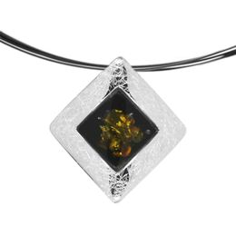 OSTSEE-SCHMUCK Damen Halsreif "OSTSEE-SCHMUCK Halsreif mit Anh&auml;nger Gleiter-Alvina", 42cm, Silber 925 (Sterlingsilber), L: 42, silber, Silber 925