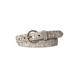 BA98-Cologne Damen Lederg&uuml;rtel "BA98-Cologne Lederg&uuml;rtel", grau, Gr. 80, uni, Obermaterial: 100% Lammleder LEL., G&uuml;rtel, aus echtem Rindleder