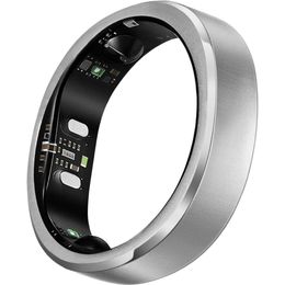 RINGCONN Damen Smart Ring "Gen3 - smarter Begleiter f&uuml;r Gesundheit, Fitness und Regeneration", 6brushed silber, Fingerringe, bis zu 14 Tage Akku &bull;