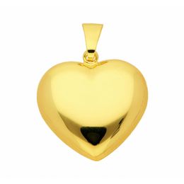 Adelia&acute;s ADELIA ́S Damen Kette mit Anh&auml;nger "Damen 585 Gold Anh&auml;nger Herz", Gold, gold, Gold, Halsketten, Schmuckset - Set mit Halskette