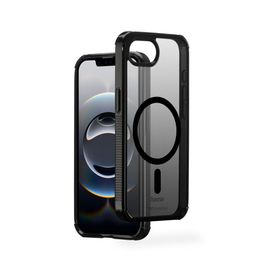 Hama Smartphone-H&uuml;lle "Handyh&uuml;lle magnetisch f. Apple iPhone 16e/17e (D30, schwarz)", Smartphones, schwarz, H&uuml;llen, f&uuml;r MagSafe, sto&szlig;fest, D3O