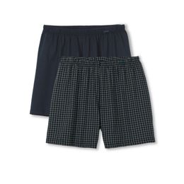 Calida Herren Boxershorts "Natural Benefit", Gr. L, grau, Single Jersey, Obermaterial: 100% Baumwolle, bedruckt, Unterhosen, elastisch, Single