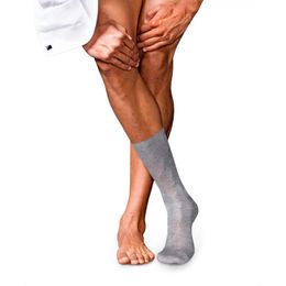Falke Damen Socken "No. 9 Pure Fil d'&Eacute;cosse", Gr. 39, grau, Obermaterial: 93% Baumwolle CO. 7% Polyamid PA., Socken