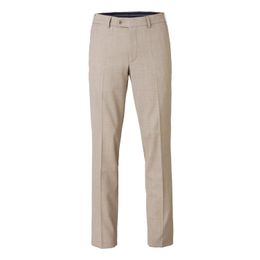 MEYER Herren Chinos "Roma 9-303"sand, Gr. 54, unifarben, 54% Polyester, 44% Wolle, 2% Elasthan, Hosen, aus Gabardine-Wolle