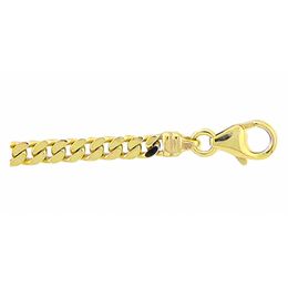 Adelia&acute;s ADELIA ́S Damen Goldarmband "Damen 333 Gold Flach Panzer Armband 19 cm &Oslash; 4,1 mm", 19, Gelbgold 333 Gold, gold, Gelbgold 333, Gold, Armb&auml;nder,