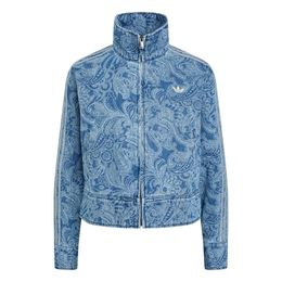 adidas originals Between-Season Jacket 'Liberty London Firebird' female size XXL Blue denim / White