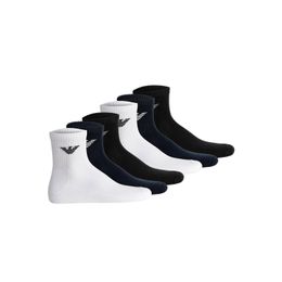 Emporio Armani Herren Sneakersocken "Socken SPORTY SPONGE 6P 6er Pack", Gr. 39, bunt, Obermaterial: 85% Baumwolle CO. 13% Polyamid PA. 2% Elasthan
