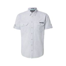 CAMP DAVID Button Up Shirt male size XXXL Night blue / Pastel blue