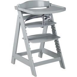 Roba Kinder Hochstuhl "Treppenhochstuhl Sit Up Click & Fun, taupe", grau, St&uuml;hle, aus Holz