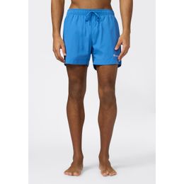 Champion Herren Badeshorts "Beachshort Standard Fit", blau, Gr. L, Web, Polyamid, Badehosen, schnelltrocknendes Material, aus Polyamid, bequeme