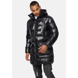 Trueprodigy Herren Steppjacke "David Kapuze aufgesetzte Taschen", schwarz, Gr. L, Obermaterial: 100% Polyester PES., Jacken