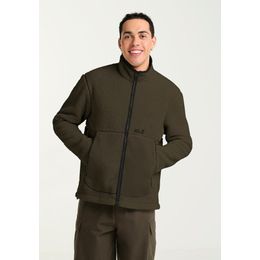 Jack Wolfskin Herren Fleecejacke "STONE LITE JKT M", braun, Gr. L, Obermaterial: 100% Polyester. Futter: 100% Polyester, Jacken, Sherpa-Fleecejacke,