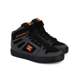 DC Shoes Kinder Sneaker "Pure High-Top EV", Gr. 11, schwarz, Obermaterial: Leder / Futter: Textil / Au&szlig;ensohle: Gummi., Schuhe