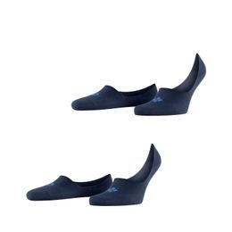 Burlington Kinder F&uuml;&szlig;linge "Everyday 2-Pack", Gr. 45, blau, Obermaterial: 80% Baumwolle CO. 17% Polyamid PA. 3% Elasthan EL., Socken