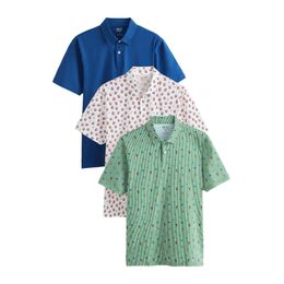next Shirt male size XL Dark blue / Green / Dark red / White