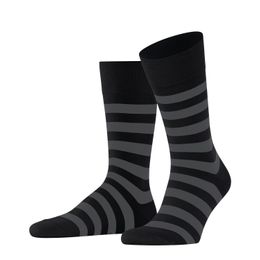 Falke Damen Socken "Sensitive Mappd Line", Gr. 39, schwarz, Obermaterial: 96% Baumwolle CO. 2% Elasthan EL. 2% Polyamid PA., glatt, Socken