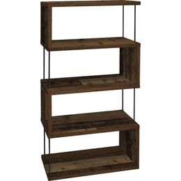 M&auml;usbacher Standregal M&Auml;USBACHER, B:66cm H:126cm T:33cm, beige, Holzwerkstoff, Wohnzimmer, Regale, "Sticks Regale", Breite 66 cm