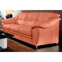 Sit & More 3-Sitzer SIT & MORE, B:198cm H:90cm T:90cm, orange, PRIMABELLE-Microfaser (100% Polyester);SOFTLUX/Struktur (Korpus in Kunstleder, Sitz und R&uuml;cken in