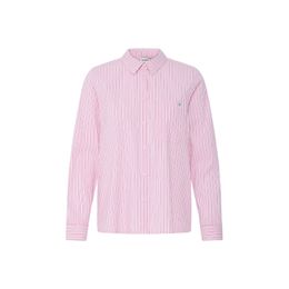 oxmo Damen Hemdbluse "Hemdbluse OXFanny", rosa, Gr. 44, Obermaterial: 72% Baumwolle CO. 24% Polyester PES. 4% Elasthan EL., Blusen