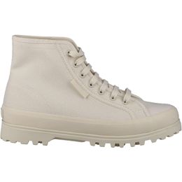Superga 2341 Alpina Baumwolle Damen Beige Stiefel